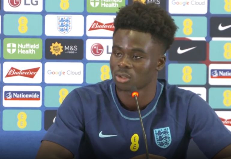 Video: "I messaged him" - Saka opens up about injury to key Arsenal star