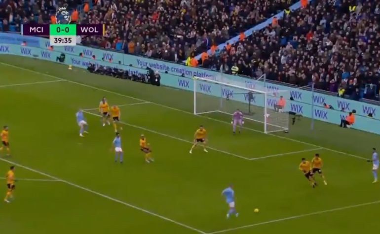Video: Erling Haaland and Kevin De Bruyne link-up to give Man City lead
