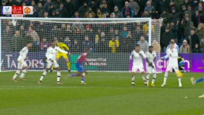 Michael Olise goal video Crystal Palace vs Man United