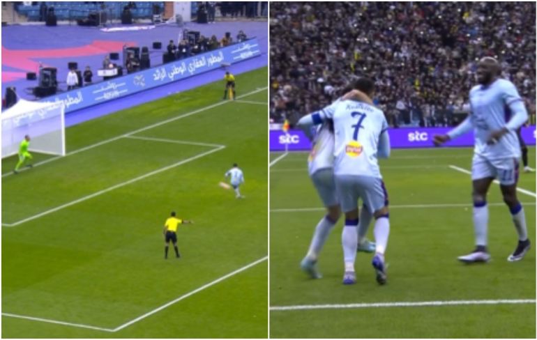 Cristiano Ronaldo penalty goal video vs PSG
