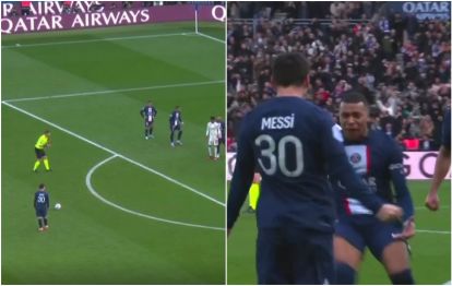 Messi free kick goal for PSG vs Lille - video