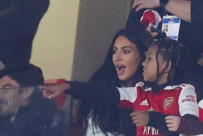 Arsenal News: Kim Kardashian spotted watching Gunners