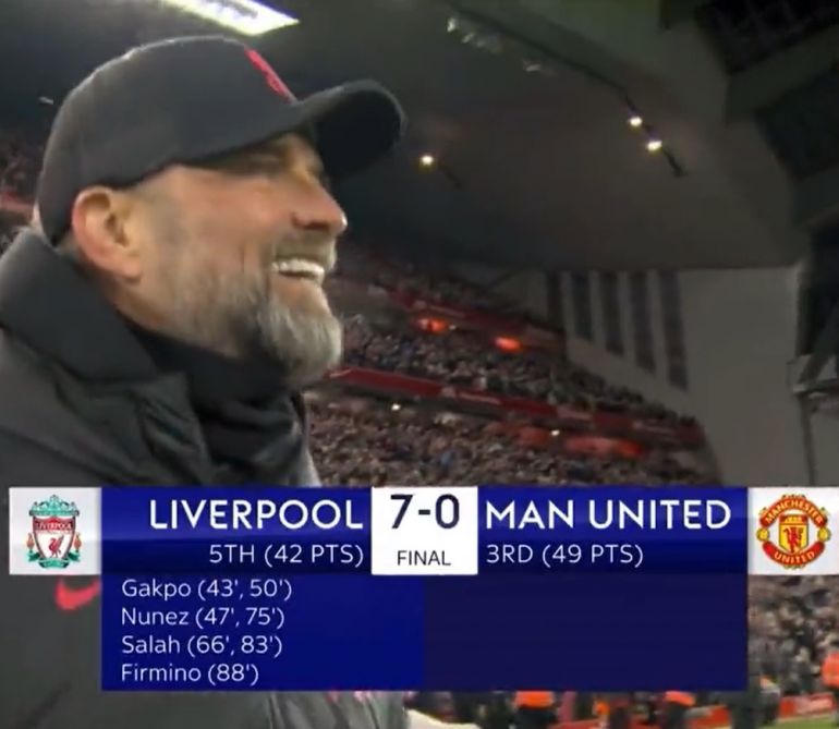 Video: Liverpool's seven goals against Man United get the full Peter ...