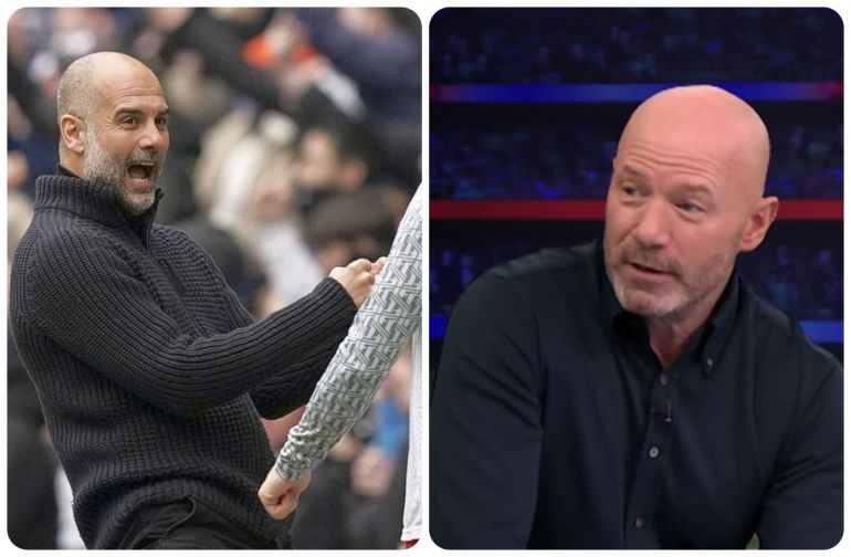Video: Alan Shearer comments on Pep Guardiola's taunting celebration