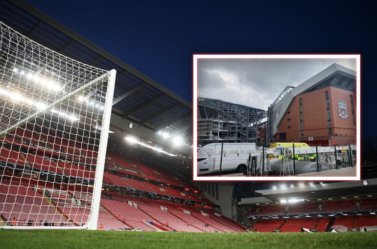 (Photo) Anfield under construction as new stand takes shape