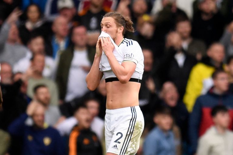 Luke Ayling criticised for performance against Crystal Palace