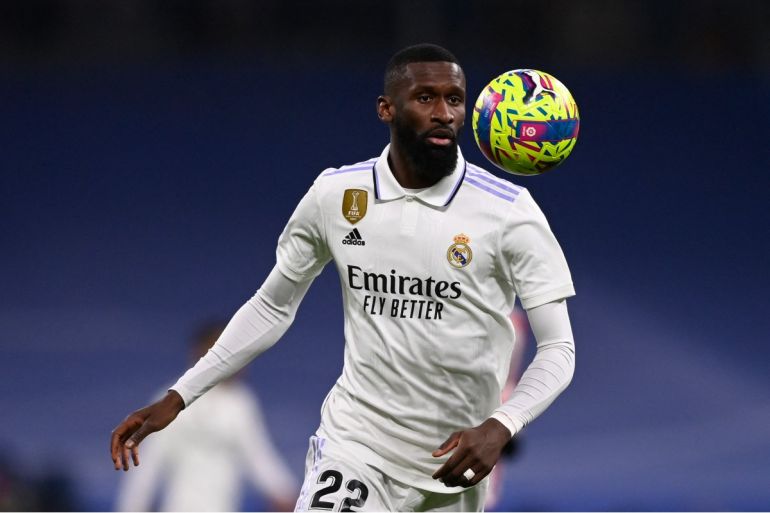 Real Madrid's Rudiger aims dig at Manchester City