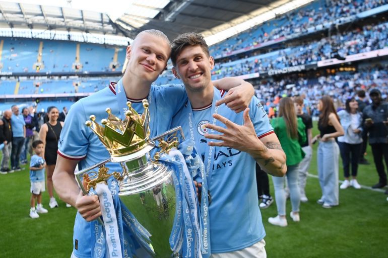 Erling Haaland picks up another award after impressive season at Man City