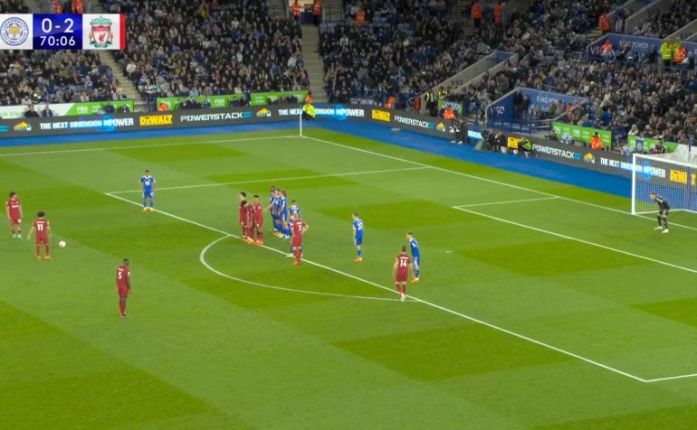 Video: Trent Alexander-Arnold produces free-kick rocket vs Leicester City