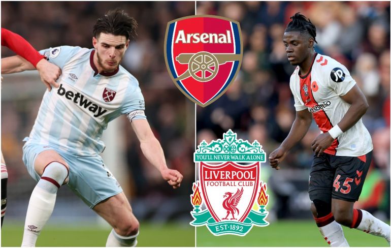 Arsenal transfer latest on Declan Rice and Romeo Lavia