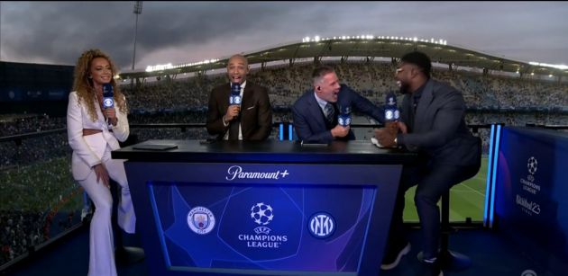 Video: CBS presenter Kate Abdo brutally roasts Micah Richards with a ...