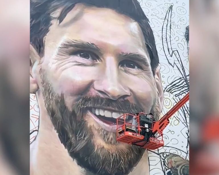 Inter Miami news: Huge Messi mural and world's best passes medical