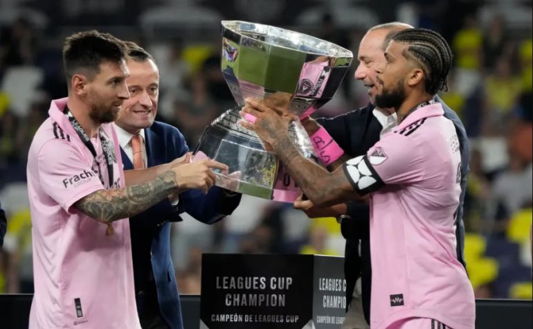 Video: Lionel Messi's incredible gesture during celebrations after ...