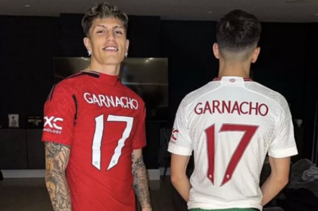 Alejandro Garnacho confirms Man United 2023-24 shirt number