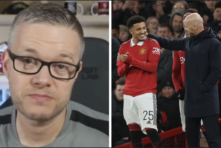 Mark Goldbridge predicts outcome of Erik Ten Hag and Jadon Sancho feud
