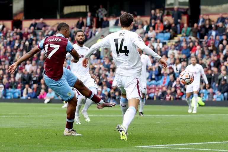 Video: Lyle Foster gives Burnley the lead against Tottenham inside 5 ...