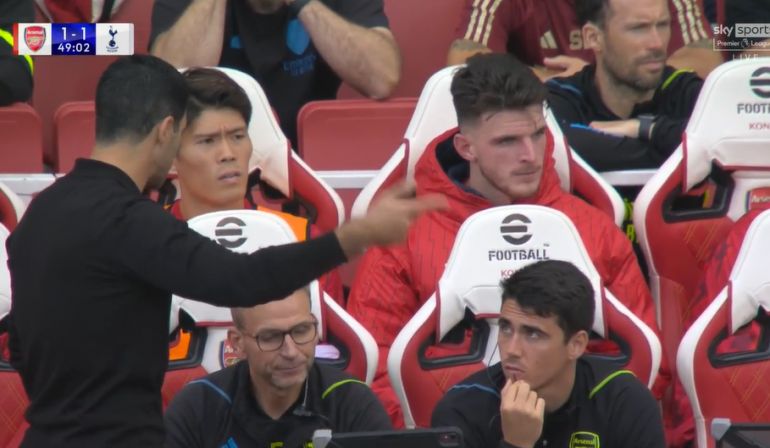 Arsenal news: Declan Rice injured during Tottenham game