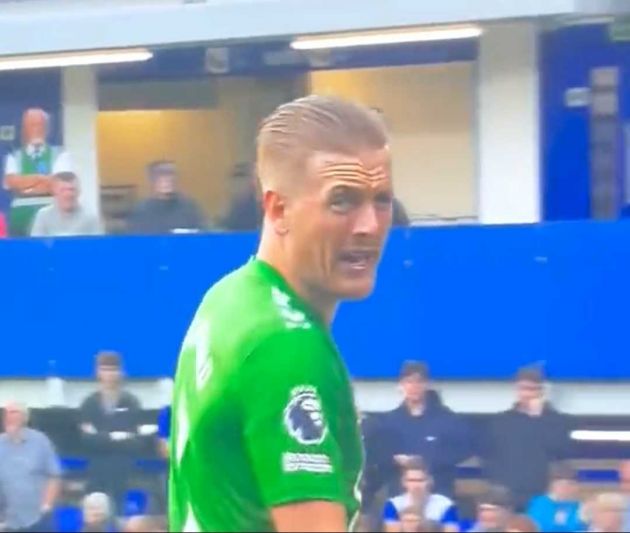 "P***k, F*** off": Calls for ban as Jordan Pickford caught swearing at ref