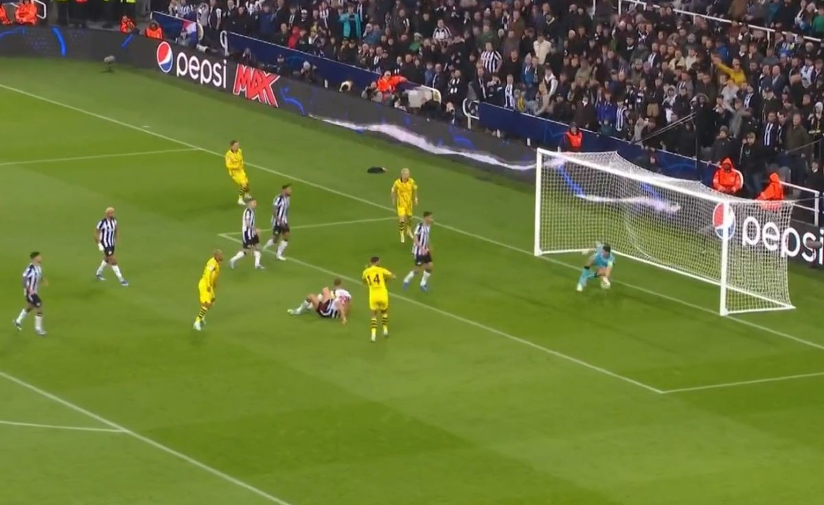 Video: Nick Pope produces Champions League heroics with double save