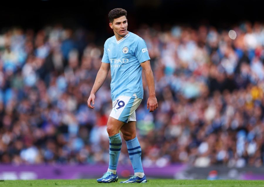 Monday a big day for the career of Man City forward Julian Alvarez