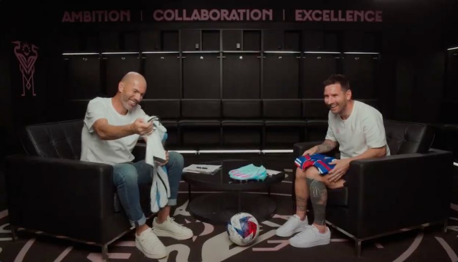Video: Lionel Messi and Zinedine Zidane exchange shirts and respect in ...