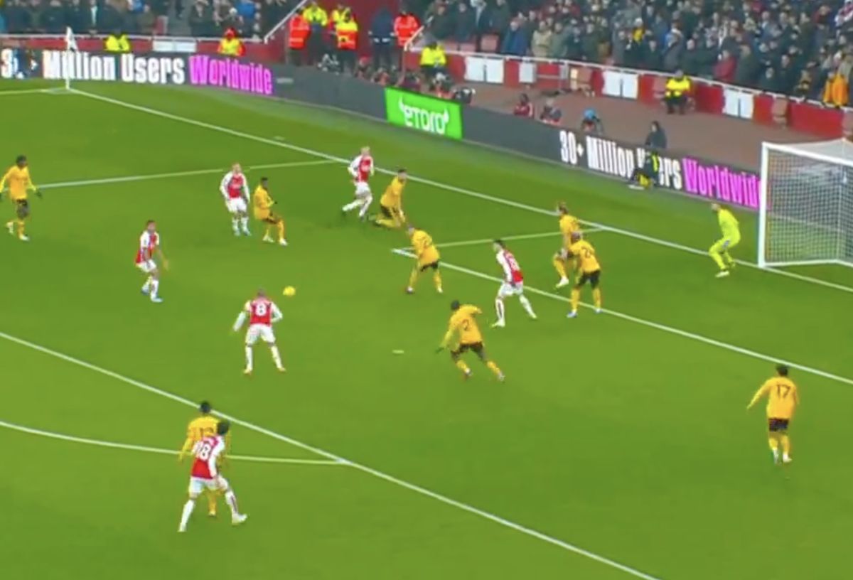 Arsenal 2 - 0 Wolves: Martin Odegaard finishes off breathtaking move