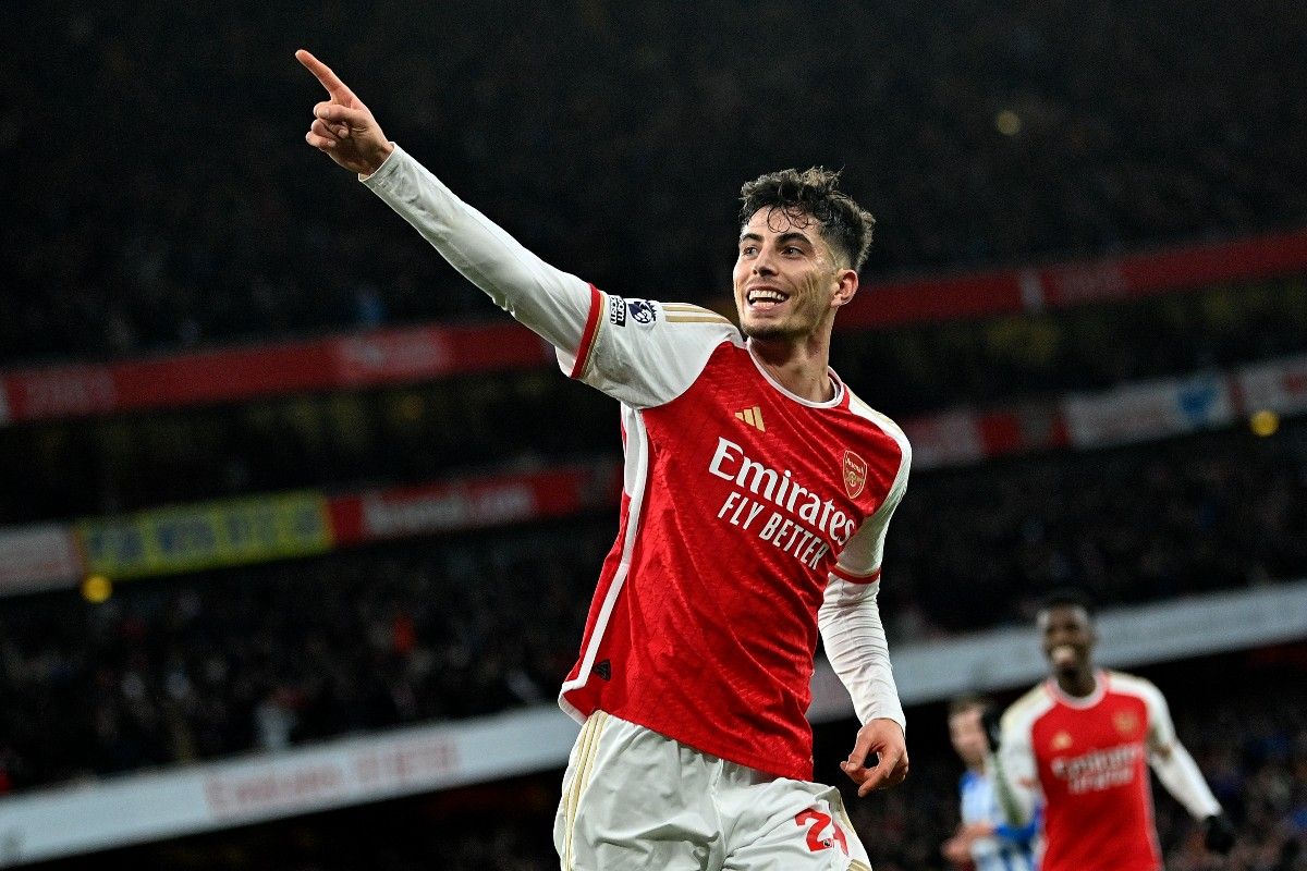 Kai Havertz is "unbelievable" says Arsenal star after losing position