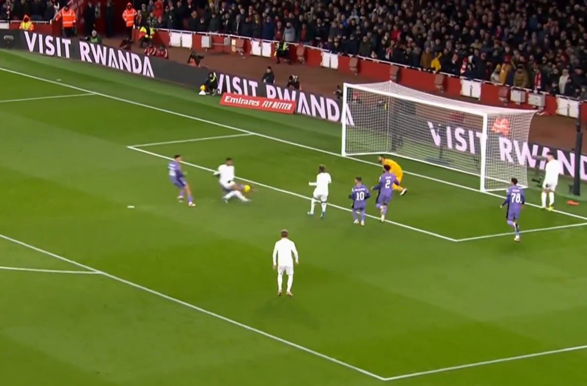 Video: Liverpool star produces World-class block to save teammate's blushes