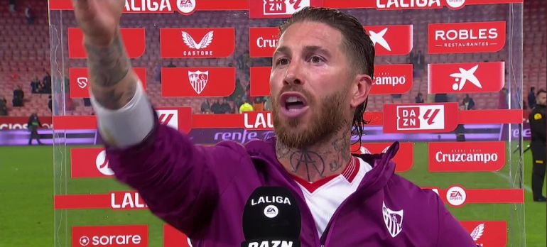 'Shut up and go' - Watch as a furious Sergio Ramos lashes out at a ...