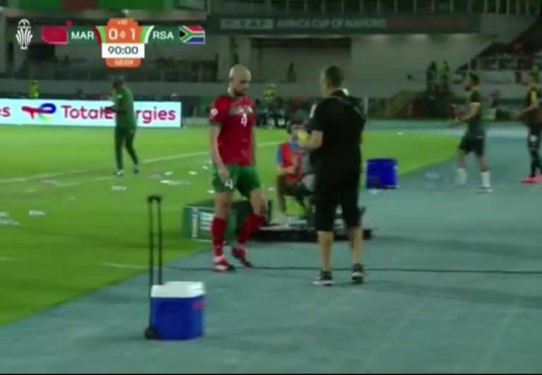 Video: Manchester United's Sofyan Amrabat gets shown a red card twice in bizarre incident during ...
