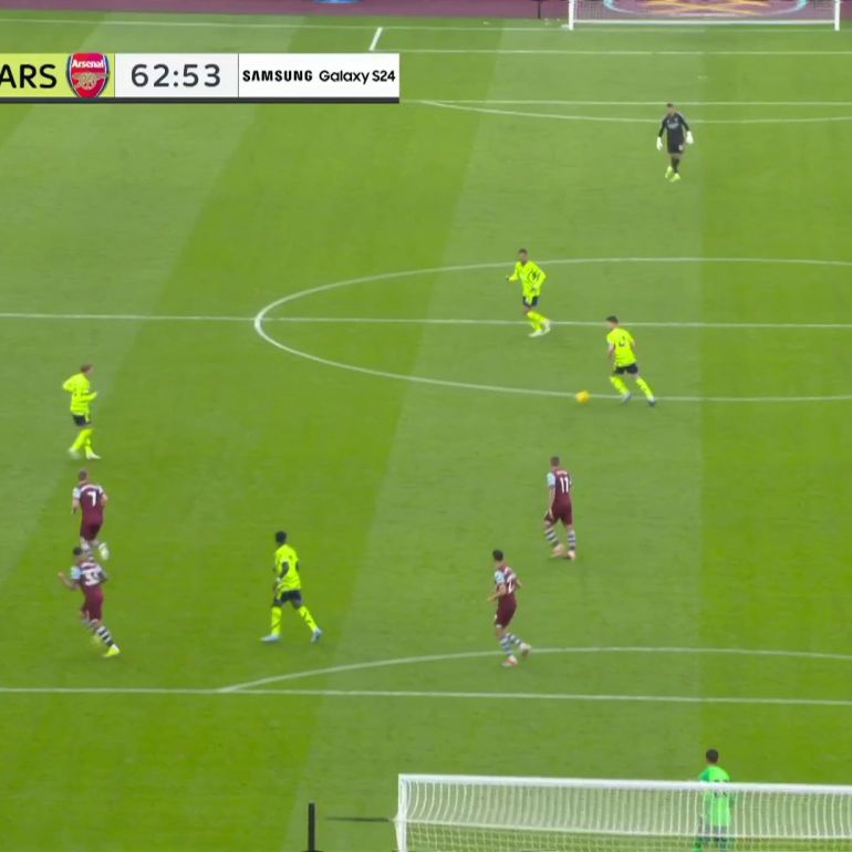 Video: Bukayo Saka makes it 5 with a brilliant finish into the bottom ...