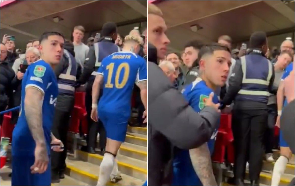 Enzo Fernandez: Chelsea midfielder held back - video