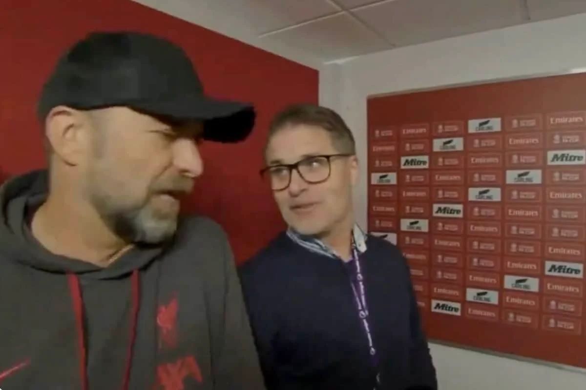 Reporter reveals what Jurgen Klopp did after storming out of interview
