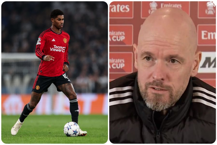 Video: Ten Hag says Marcus Rashford is "part of project" at Man United