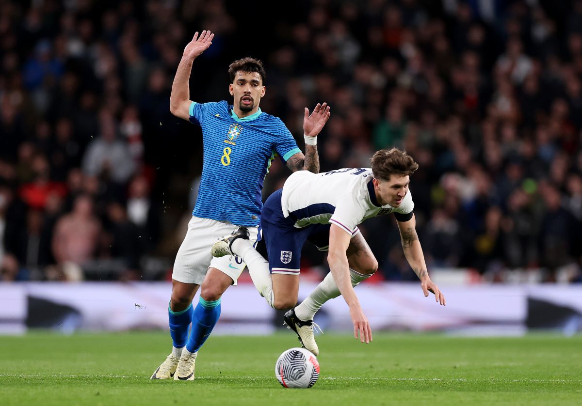 Video: Brazil go close to taking the lead against England – Lucas ...