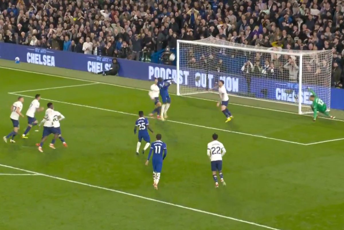 Video: Nicolas Jackson doubles Chelsea's lead with header vs Tottenham