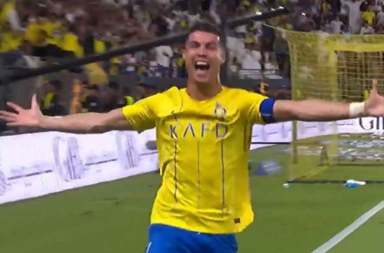 Video: Cristiano Ronaldo goes crazy as Al-Nassr star breaks Saudi record