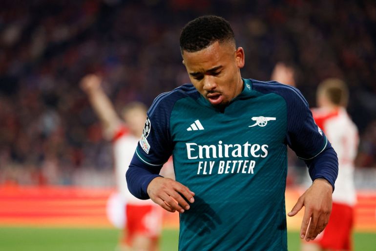 Gabriel Jesus happy to fight for his place at Arsenal as Gunners scout ...