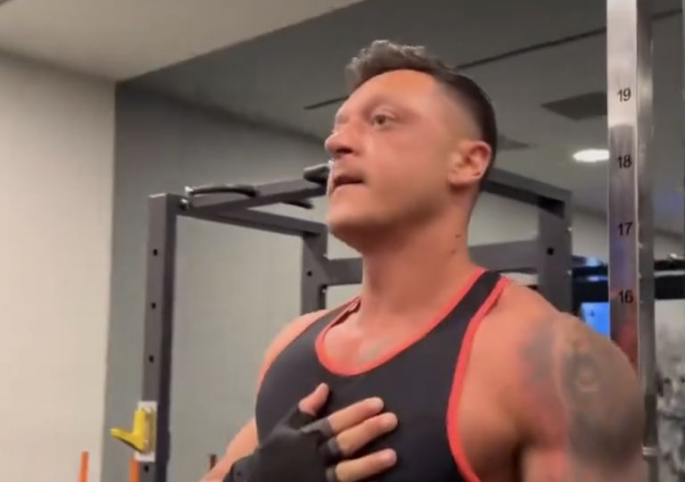 (Video) Mesut Ozil shows off incredible physical transformation