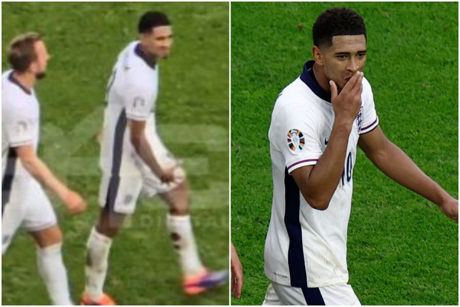 England's Bellingham on gesture towards Slovakia