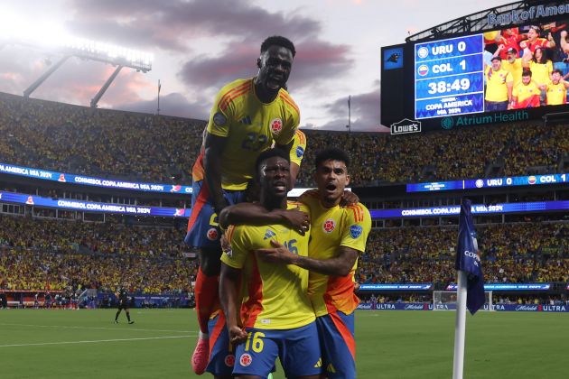 Video: Crystal Palace ace's stunning header propels Colombia into the lead