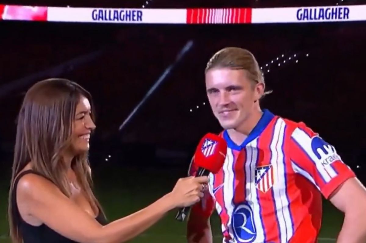 Video: Conor Gallagher speaks Spanish during Atletico Madrid unveiling