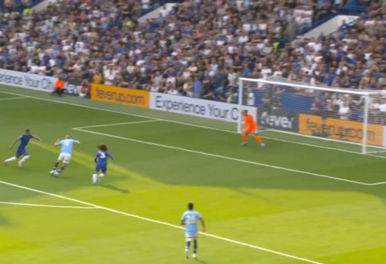 Video: Man City's Erling Haaland produces world-class finish vs Chelsea
