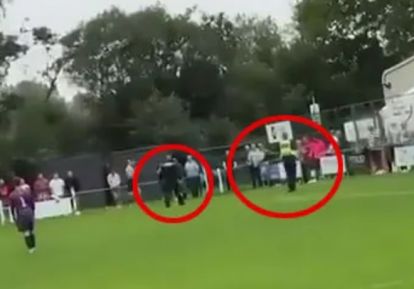 Watch: 31-year-old footballer gets arrested during match right after ...