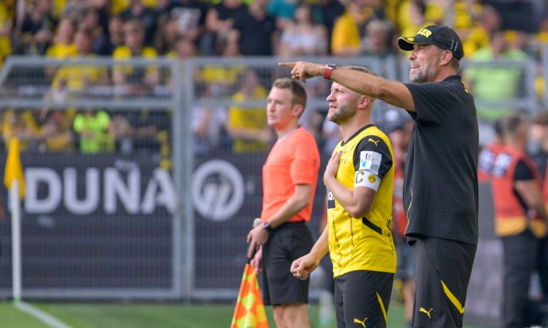 Jurgen Klopp's hilarious tactics board for testimonial match revealed