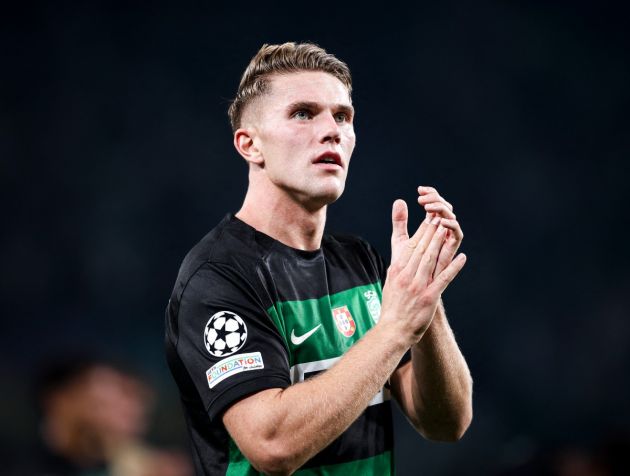 Arsenal and Chelsea scout Viktor Gyokeres ahead of 2025 move
