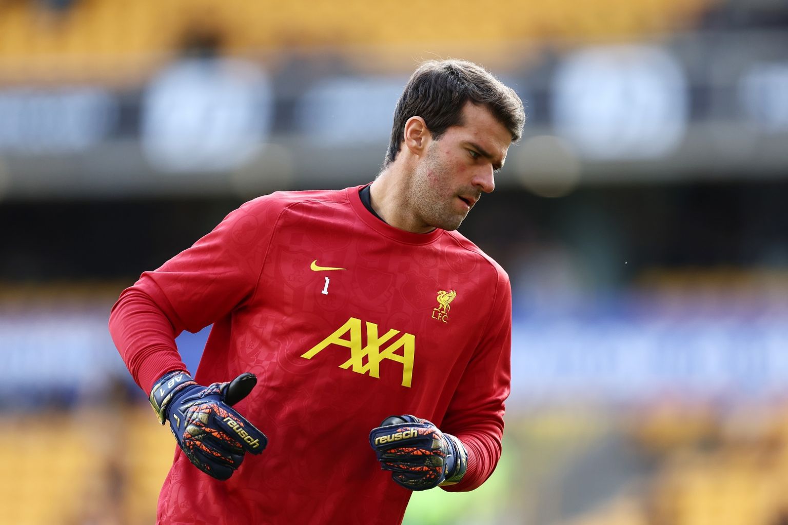 Alisson will review his future at Liverpool at the end of the season