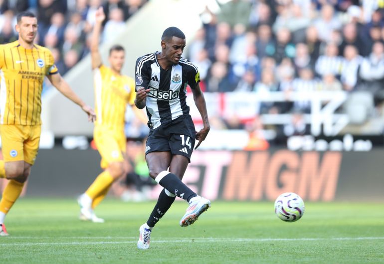 Alexander Isak has said he sees his long-term future at Newcastle