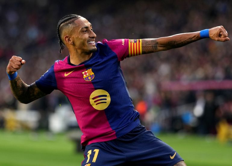 Raphinha shining in Champions League amid Arsenal transfer interest