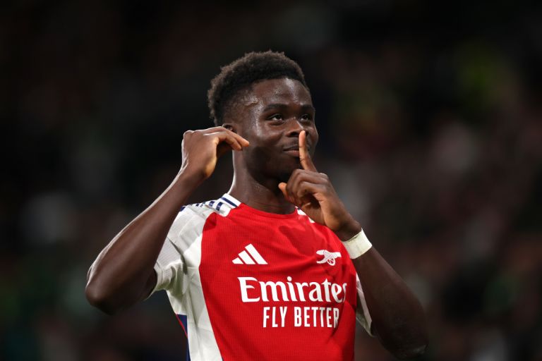 How many assists does Bukayo Saka have for Arsenal this season?